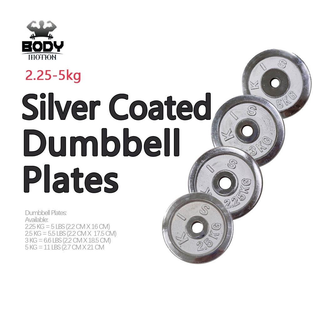Dumbbell Barbell Gym Plates York Chrome Dumbbell plates 2.25kg/2.5kg ...