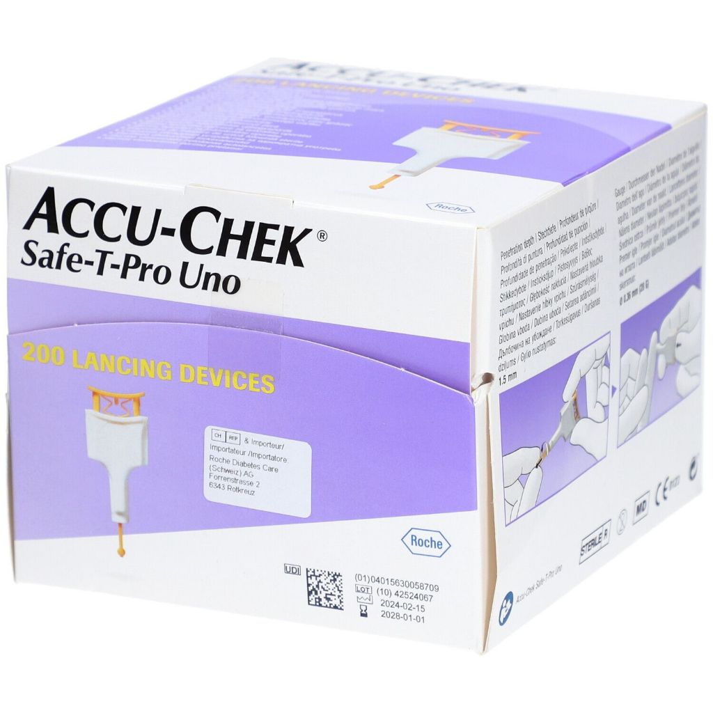 Accu-Chek Safe-T-Pro Uno lancing Device | Shopee Philippines