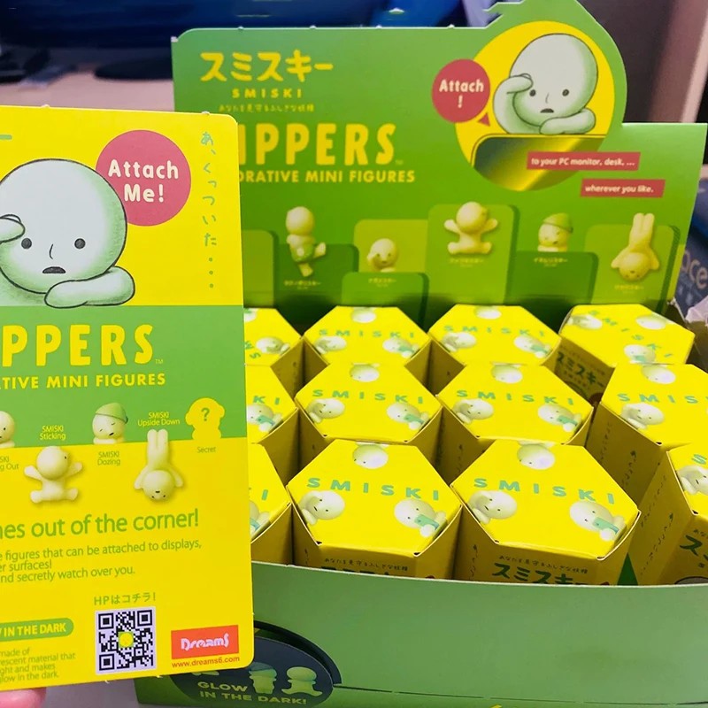 Series of luminous green doll blind box action figure ornaments model ...