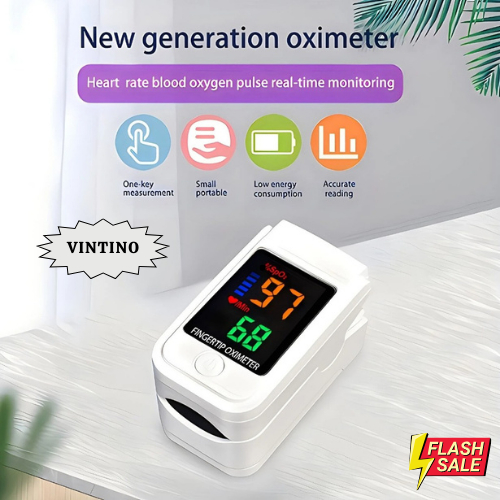 MEDICAL BLOOD GLUCOSE METER Blood Oxygen Finger Pulse Oximeter Digital ...