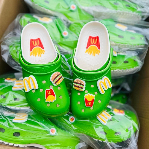 New style Fashion Mcdo Crocs Slippers 2024 McDonald's X Crocs Slipper ...