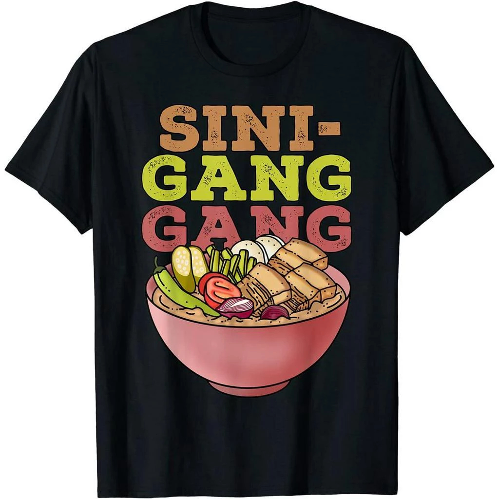 Funny Philippines Shirt Pinoy Filipino, Sinigang Gang Cotton T shirt ...