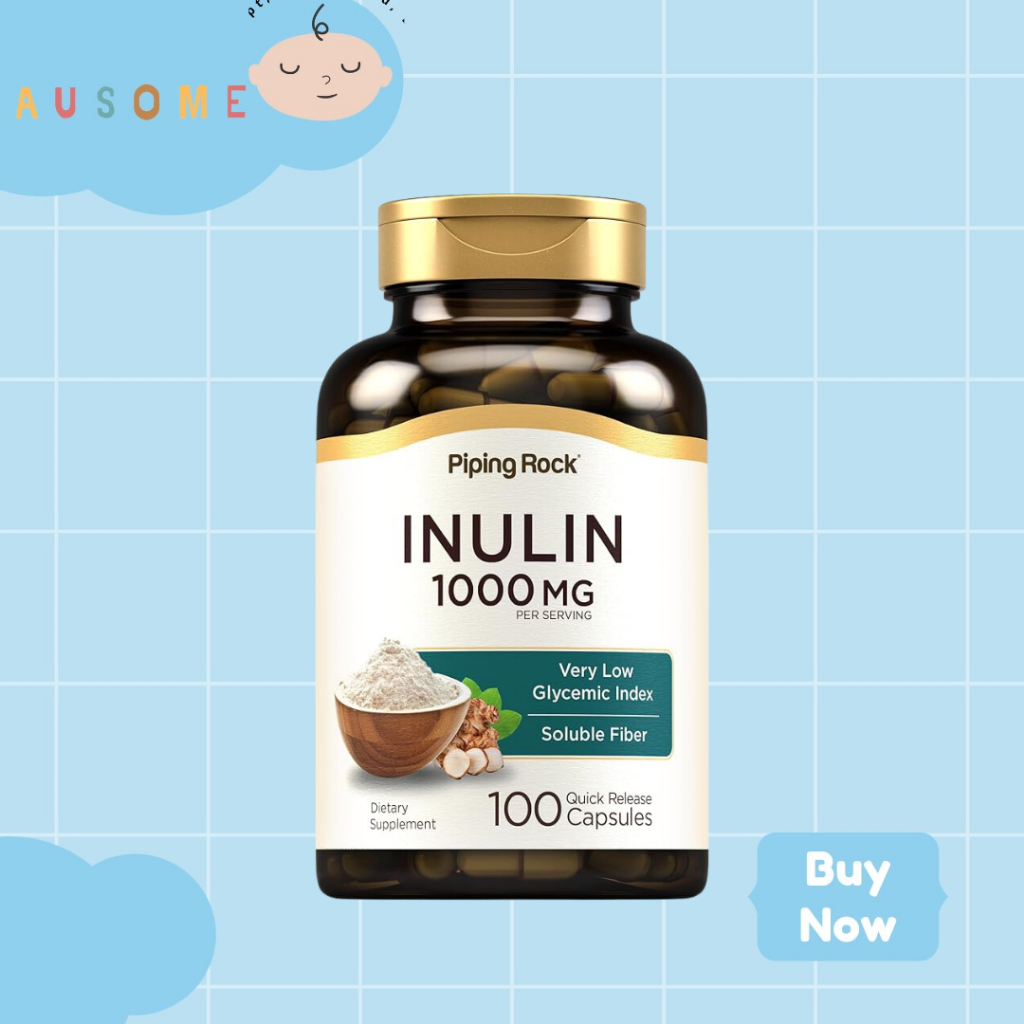 Piping Rock Inulin Capsules 1000 mg 100 Capsules | Shopee Philippines
