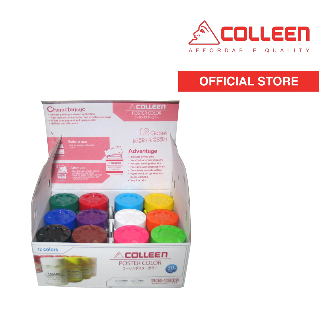 COLLEEN Poster Color | 30ml | 12c (13092) | Shopee Philippines
