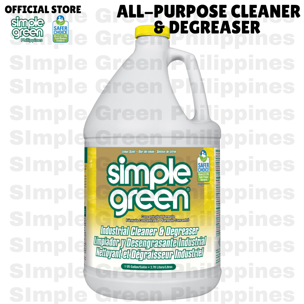 Simple Green Concentrated Industrial Cleaner & Degreaser - Lemon 1 Gal ...