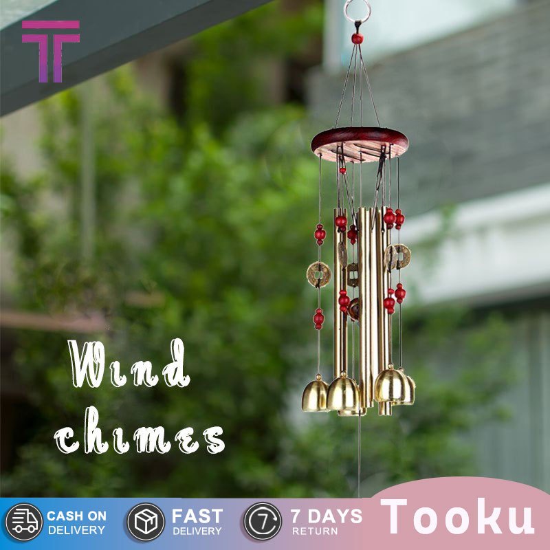 Metal Bells Wind Chimes Outdoor Hanging Bells for Garden Yard Bells ...