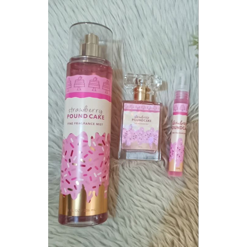 Strawberry | Iced Lemon| Sweet Petal Pound Cake Fragrance Mist in ...