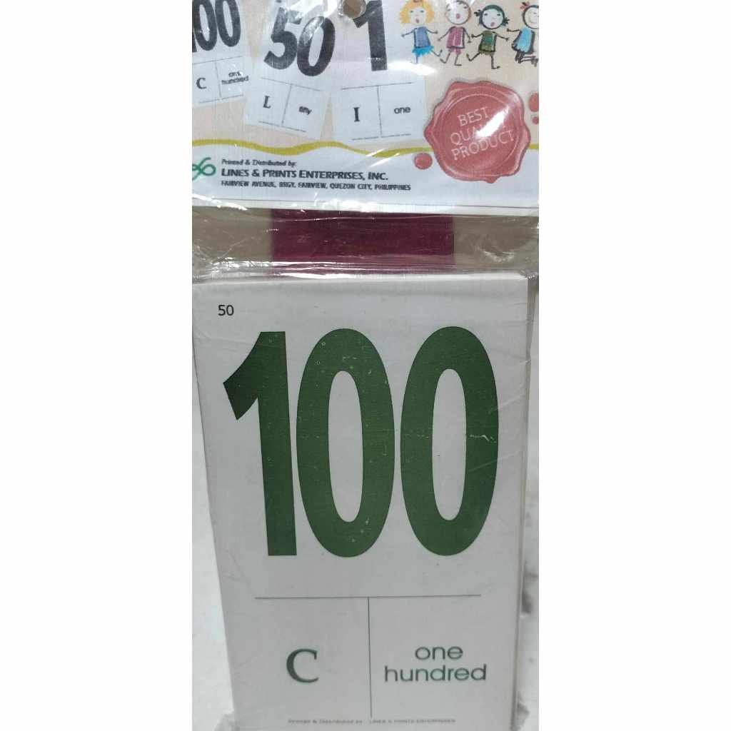 Numbers Flashcards (Small) - Numbers 1 to 100 | Shopee Philippines
