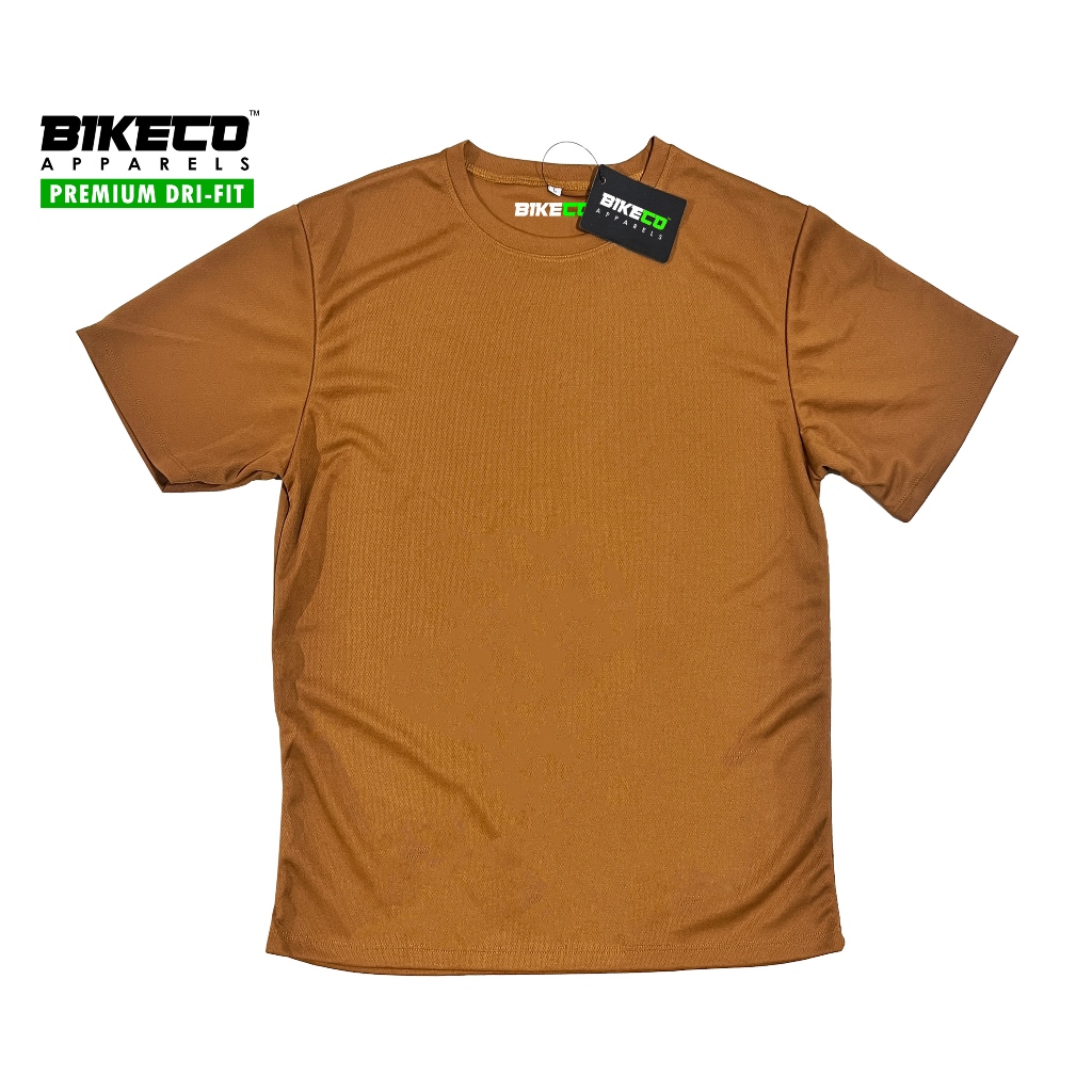 Bikeco Premium Dri-Fit Shirt | Plain Caramel Riding Dri-Fit Shirt - Men ...