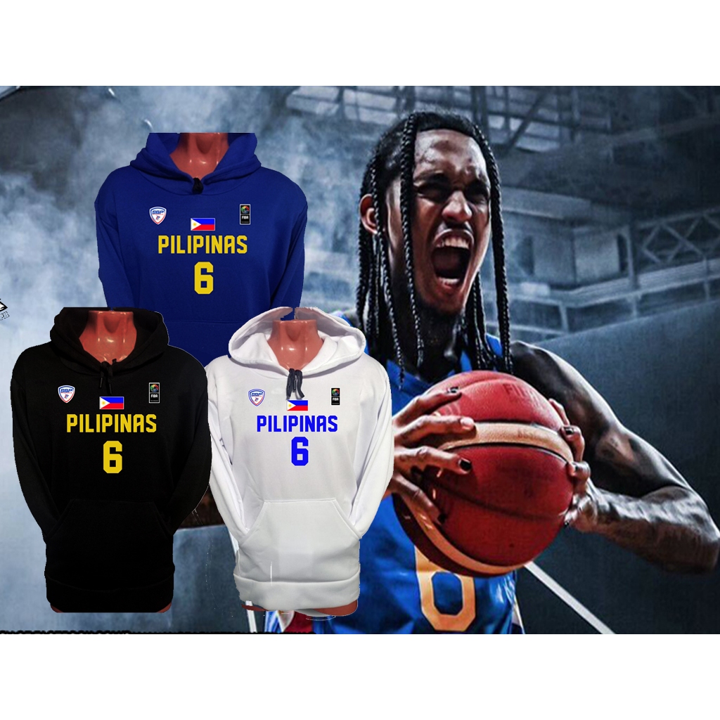 Gilas Pilipinas hoodie jacket / Jordan Clarkson number 6 | Shopee ...