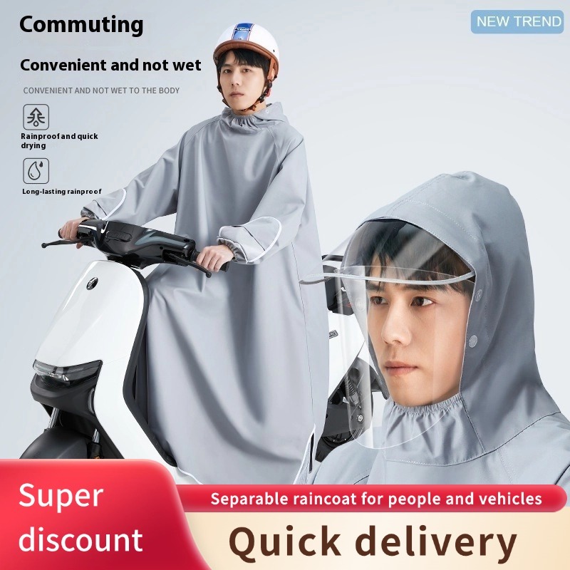 Adult Separate Raincoat Plus Size Poncho Motorcycle Bicycle Poncho ...