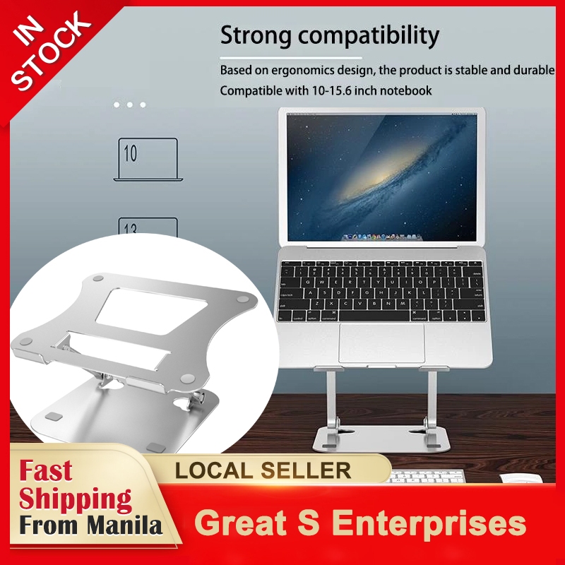 Laptop bracket aluminum alloy material foldable portable adjustable ...