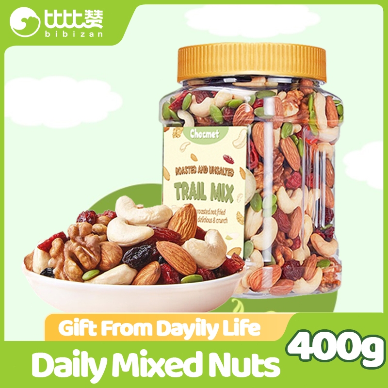 CHOCMET Daily Mixed Nuts And Fruits 400g Almonds Walnuts Cashew Healthy ...