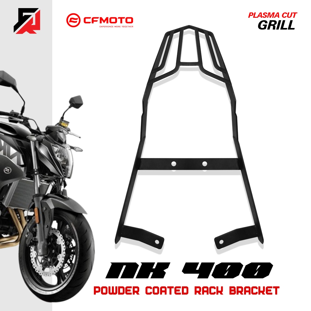 CF MOTO NK400 TOP BOX BRACKET/POWDER COATED/HEAVY DUTY/LIFETIME ...