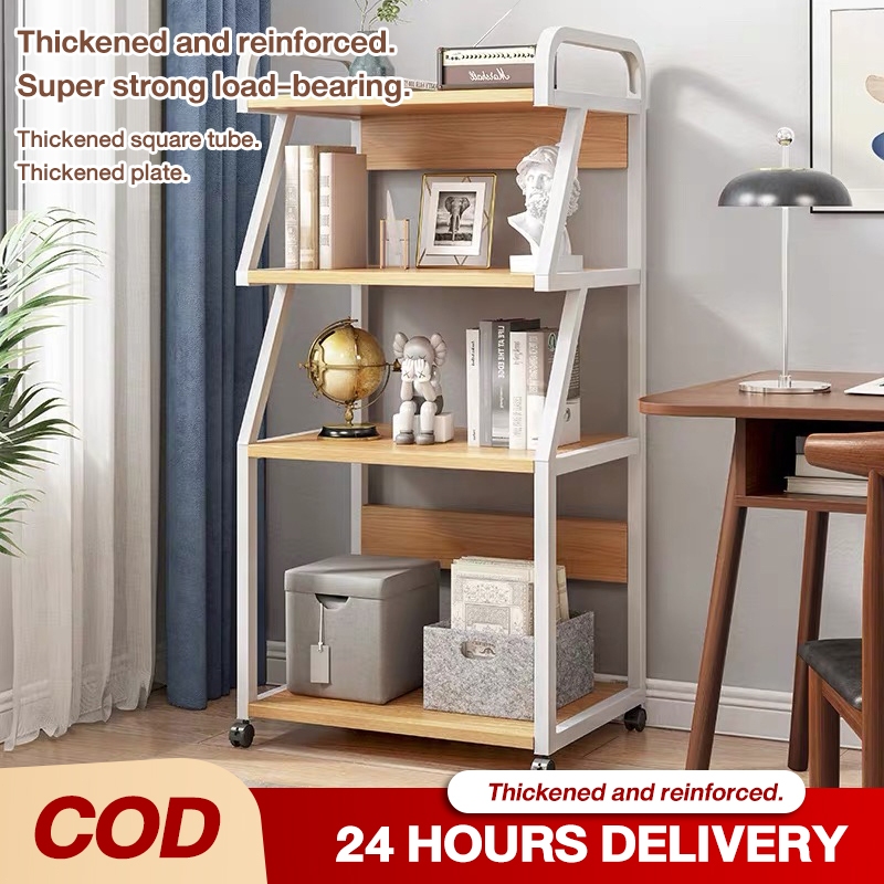 Office Storage Rack With wheel 2/3/4Layers PC case Rack printer rack ...