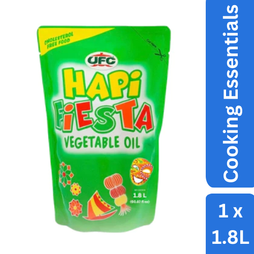 UFC Hapi Fiesta Vegetable Oil 1.8L SUP | Shopee Philippines