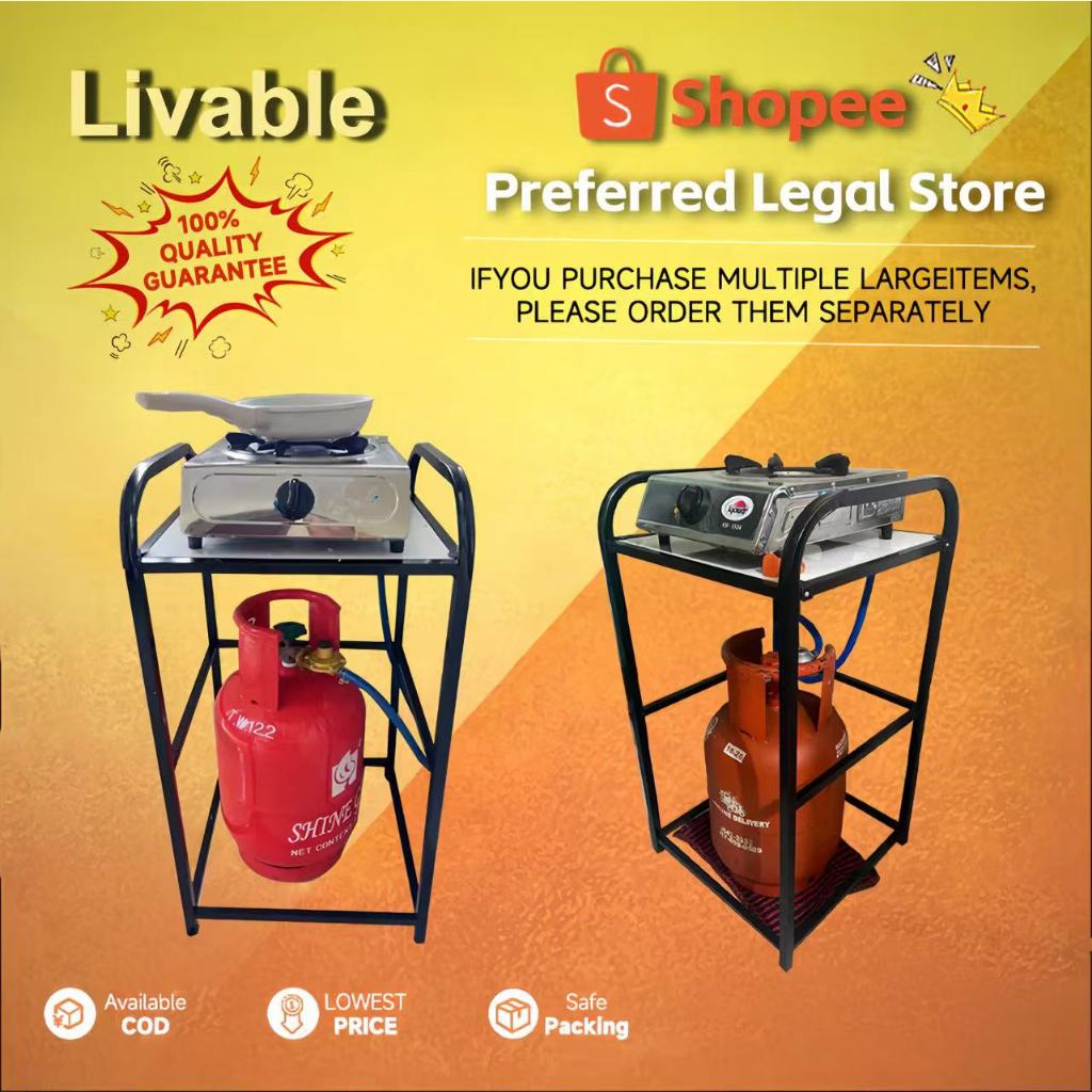LIVABLE Stove Rack Gas Rack Stove Kitchen Rack Cooking Table（COD ...