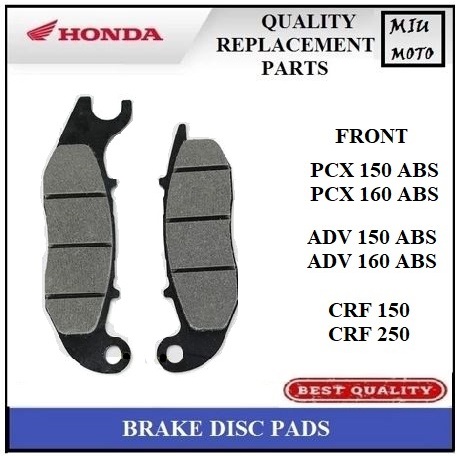HONDA PCX 150 ABS ADV 150 ABS CLICK 150i CRF 150 CRF 250 FRONT BRAKE ...