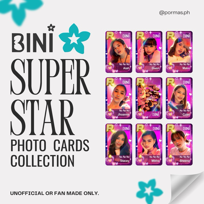Bini SSPH Photocard (Unofficial) | Shopee Philippines