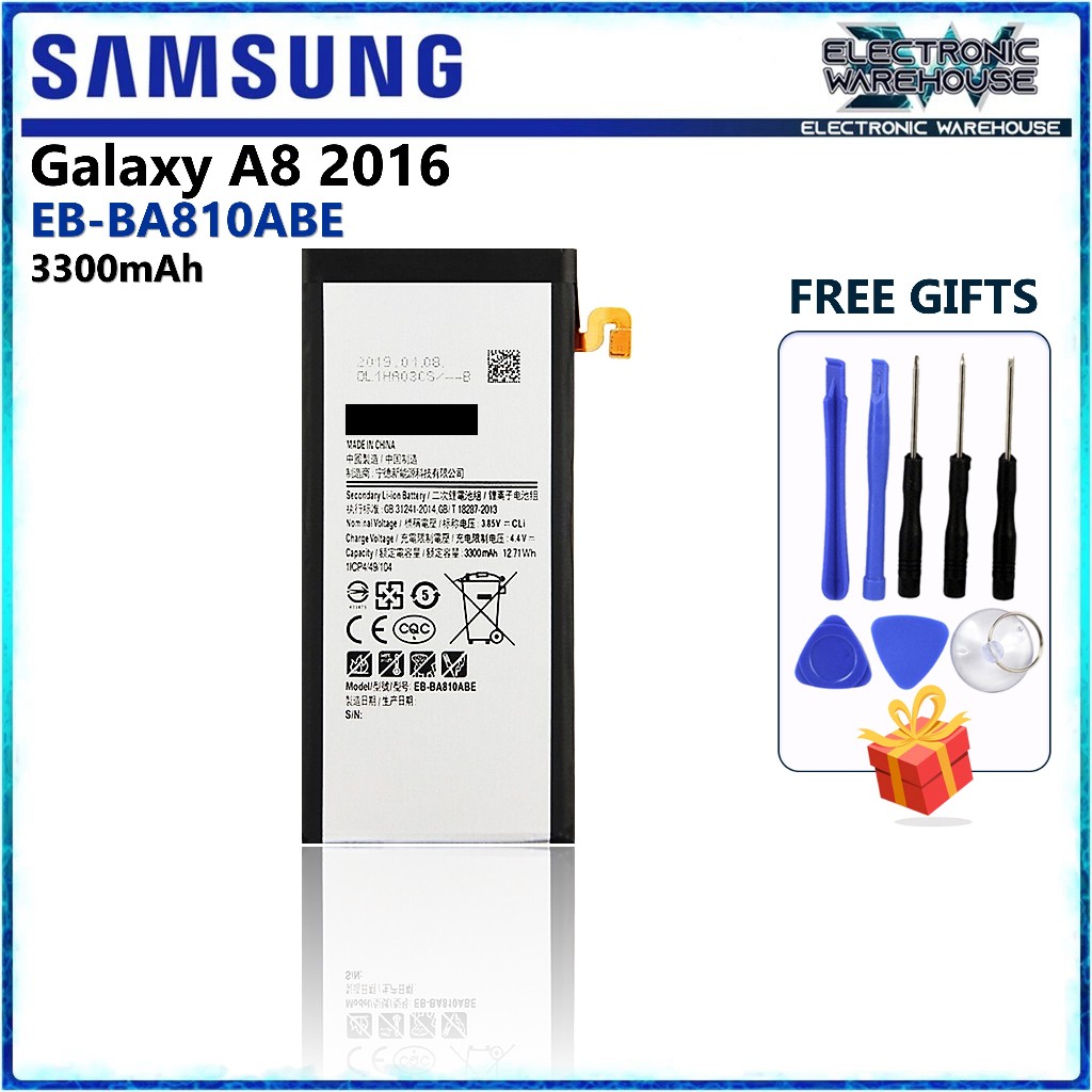 Battery for Samsung Galaxy A8 2016 EB-BA810ABE | A8100 A810F A810F ...