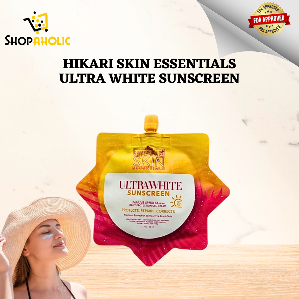 Hikari Skin Essentials Ultra White Sunscreen Sun Protect Whitening ...