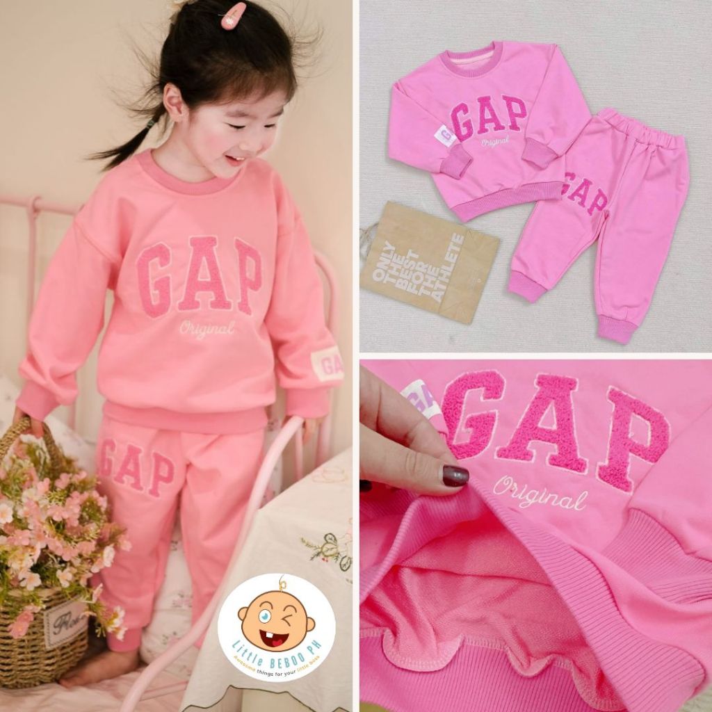 Girls Jogger Pajama Terno Kids Long-sleeves Tracksuit (1 to 6 years old ...