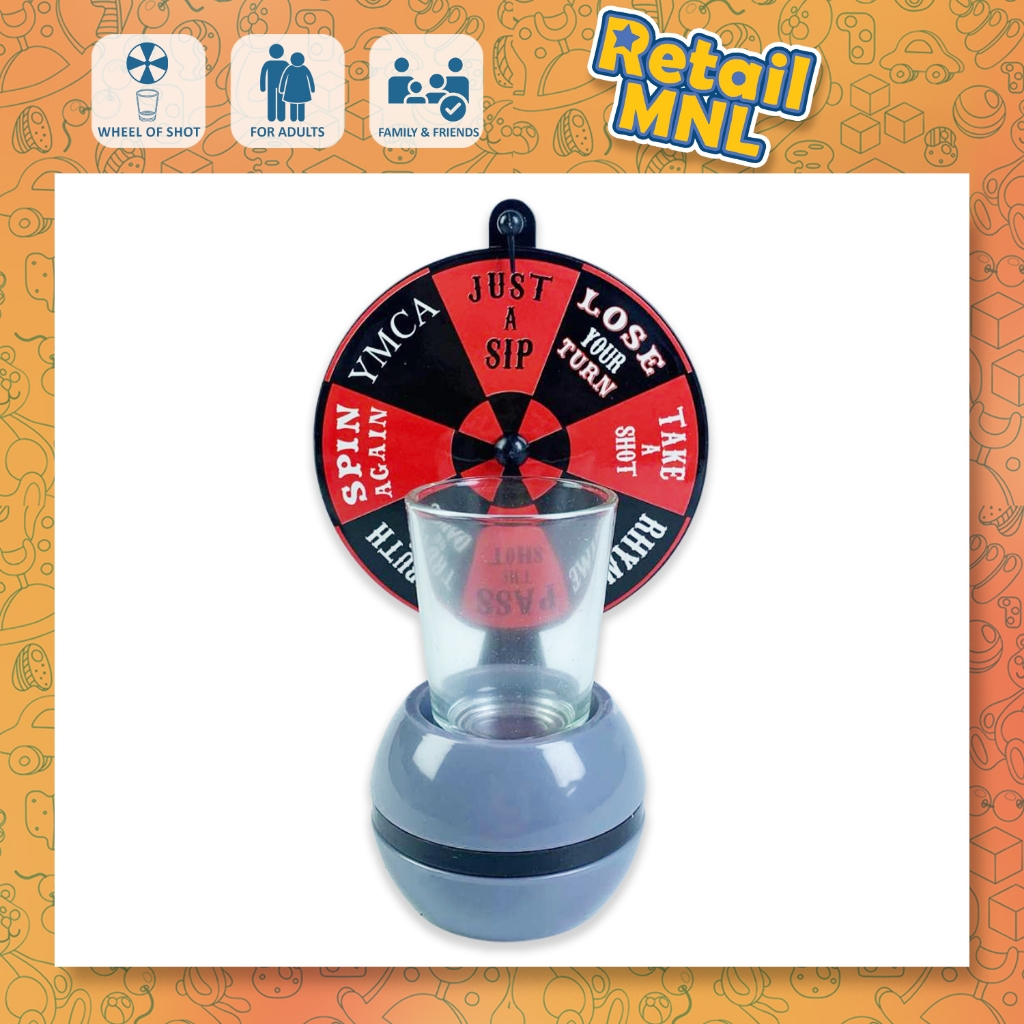 Retailmnl Wheel of Shot Glass Drinking Game Spin the Shot | Shopee ...