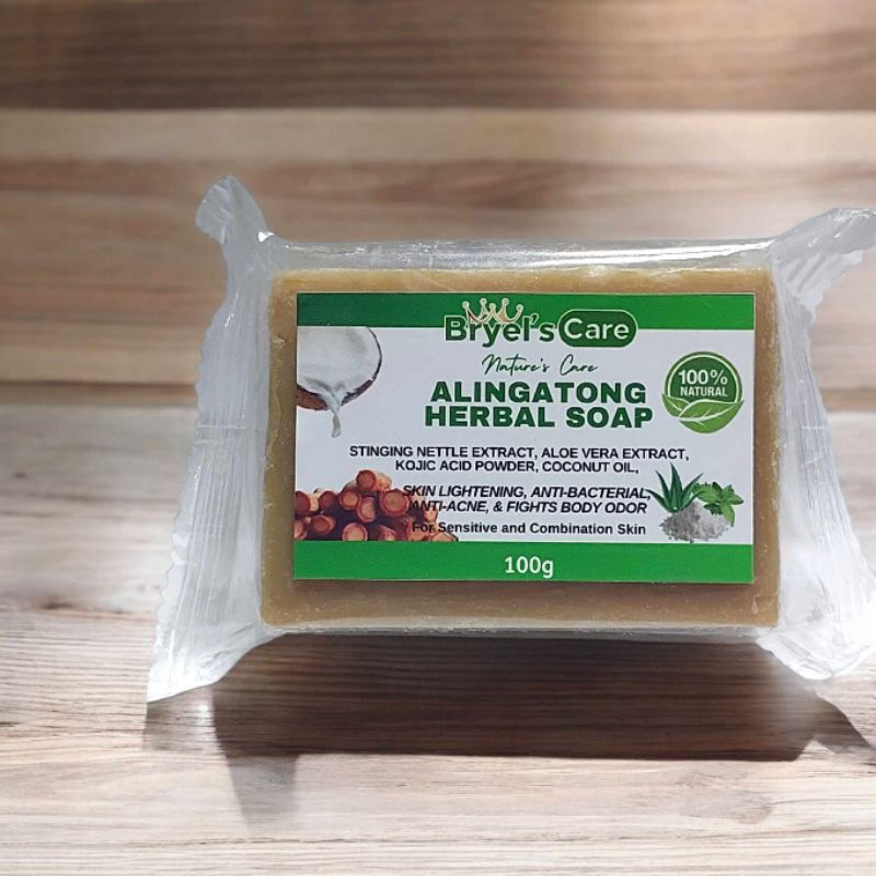 Alingatong Herbal Soap 100g Natural Body Wash Soap Skin Lightening Anti ...
