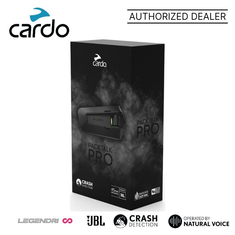 Cardo Packtalk Pro - Legendri (Authorized Dealer) | Shopee Philippines
