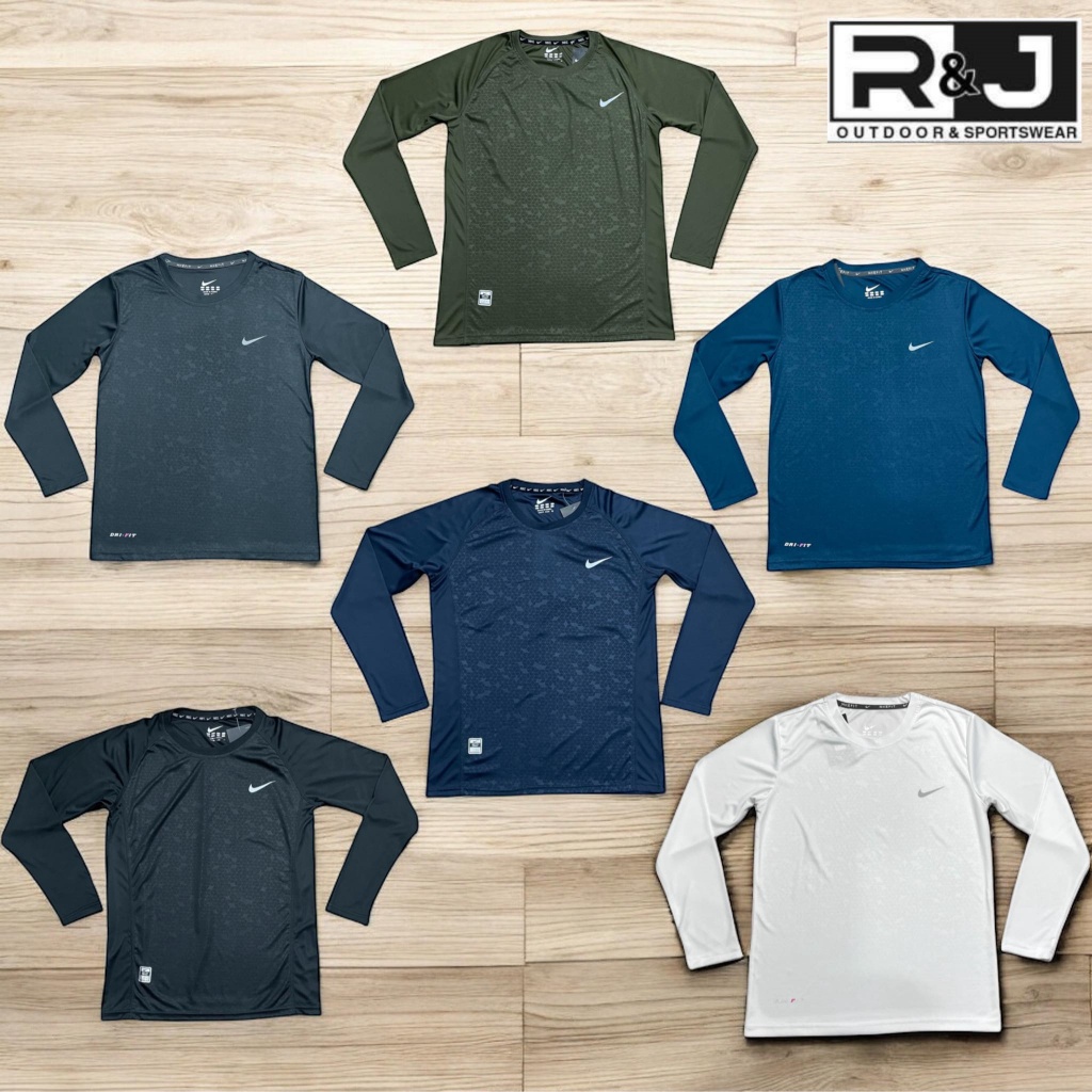 Men's Sports Dri-Fit Long Sleeve Rush guard unisex | Shopee Philippines