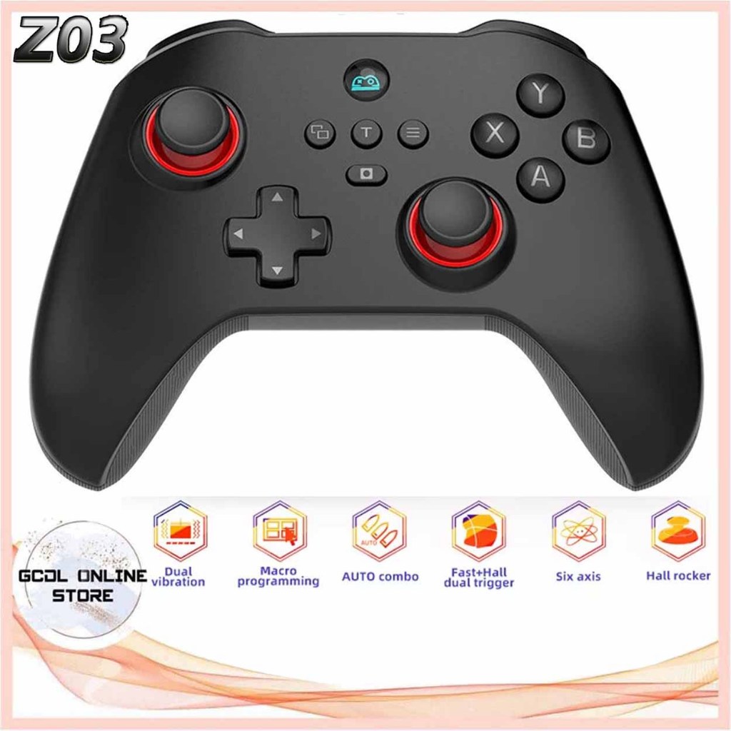 Z03DP Wireless Gamepad Hall Joystick Double Cutting Machine iOS Android ...