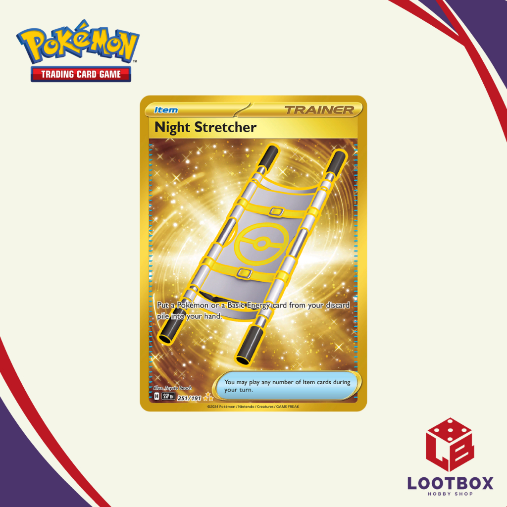 Pokemon Card Game: Night Stretcher (Hyper Rare) - Surging Sparks ...
