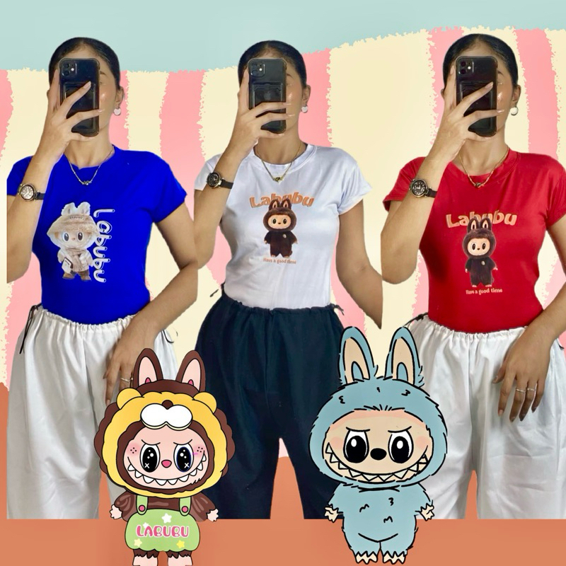 LABUBU SHIRT TOP TRENDING Full Length Top | Shopee Philippines