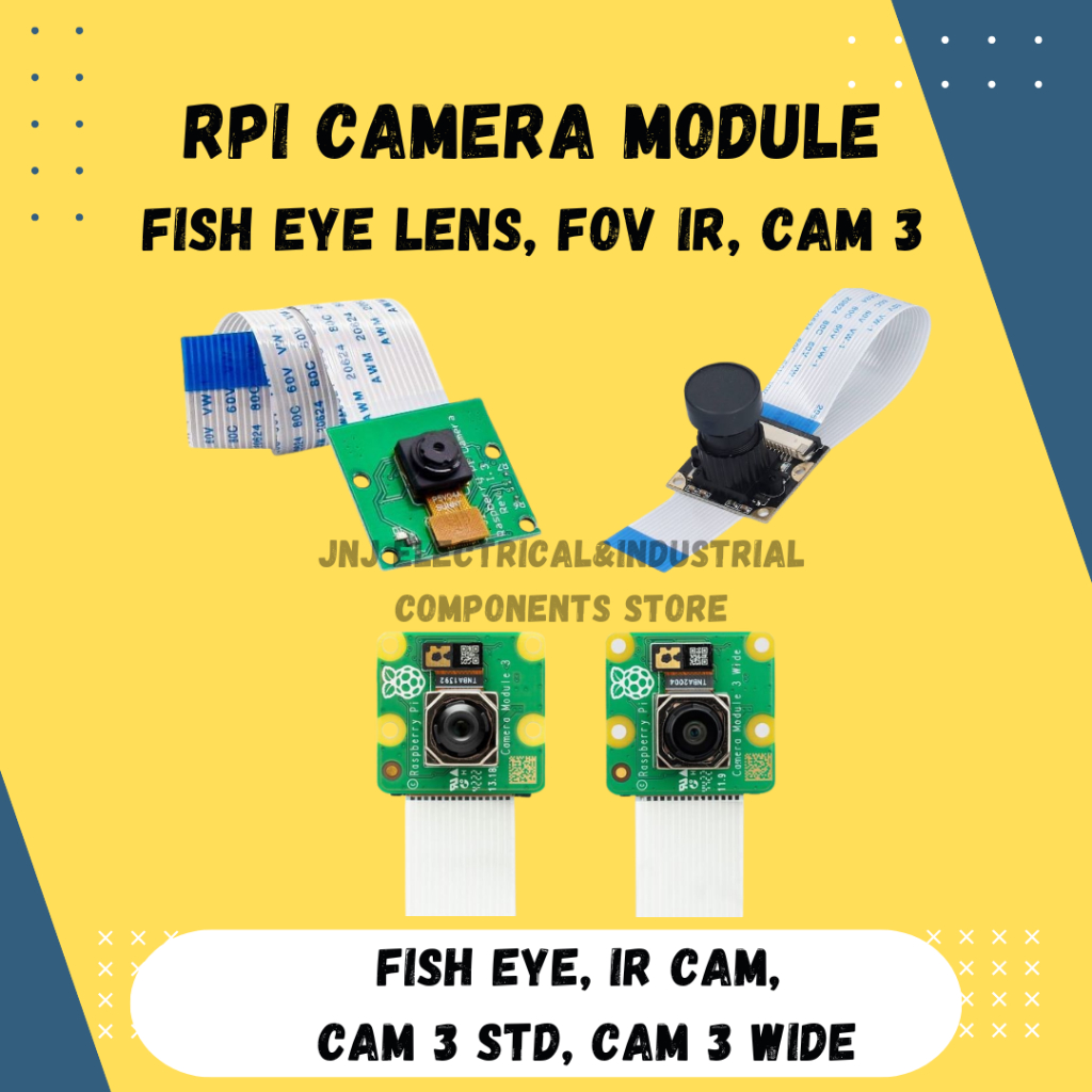Raspberry Pi Camera Module for Raspberry Pi 3B, 3B+, 4B, 5 | Shopee ...