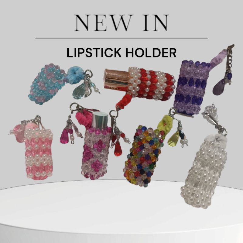 Beaded Lipstick Case/Lipstick Pouch/Lipstick Holder | Shopee Philippines