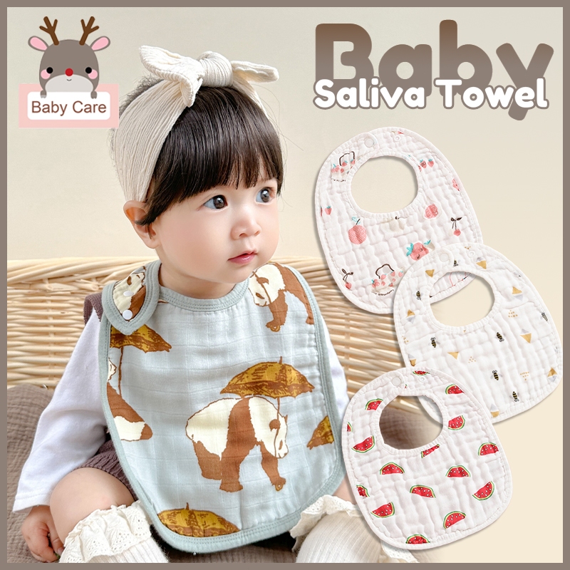 Baby Yarn U Shaped Gauze Cotton Saliva Towel Burp Cloth Feeding Newborn ...