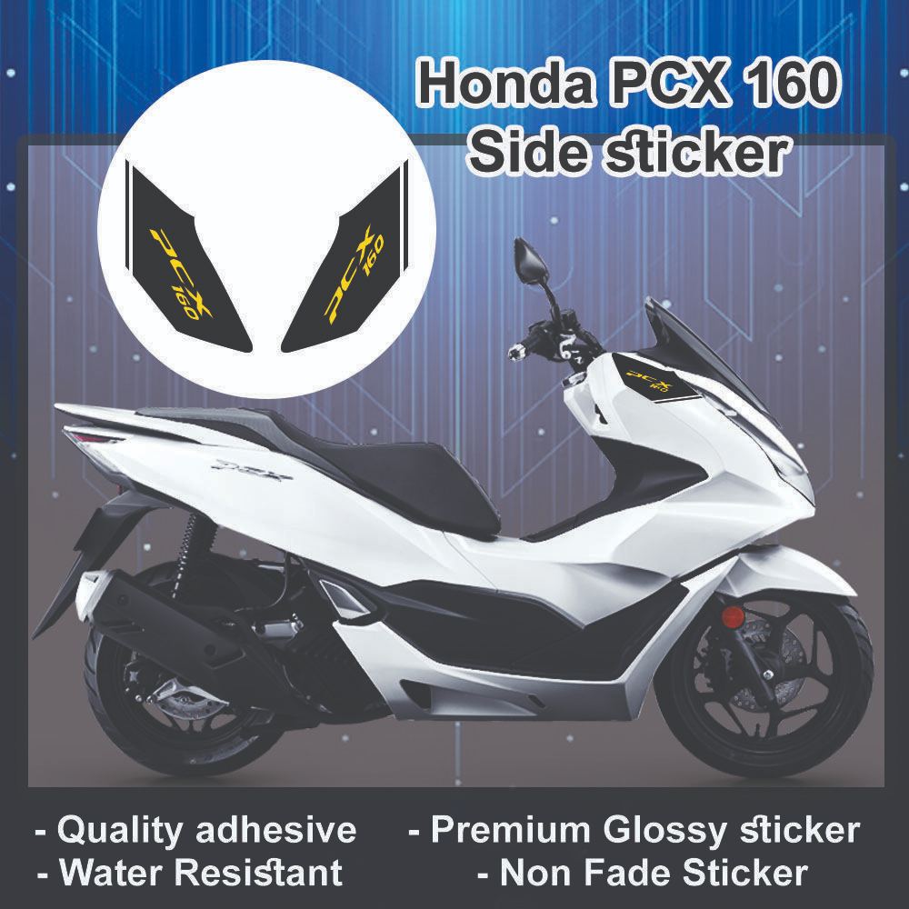 HONDA PCX 160 SIDE STICKER PCX 160 ACCESSORIES PCX 160 STICKER AND ...