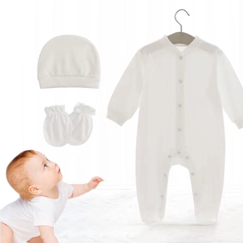 3in1 Baby Newborn Clothing Organic Cotton Newborn Jumpsuit Baby Clothes ...