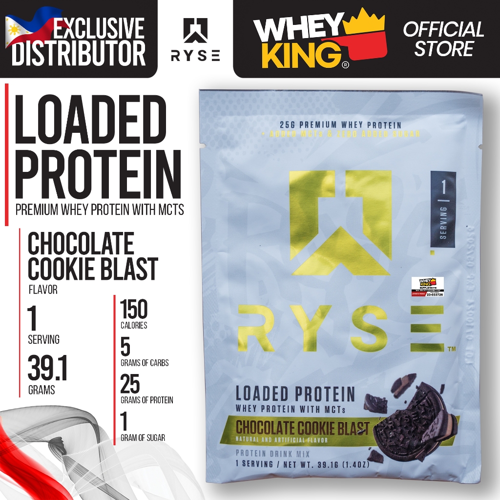 RYSE Loaded Protein Travel Pack = 6 pcs = ( 1 serving / sachet ...