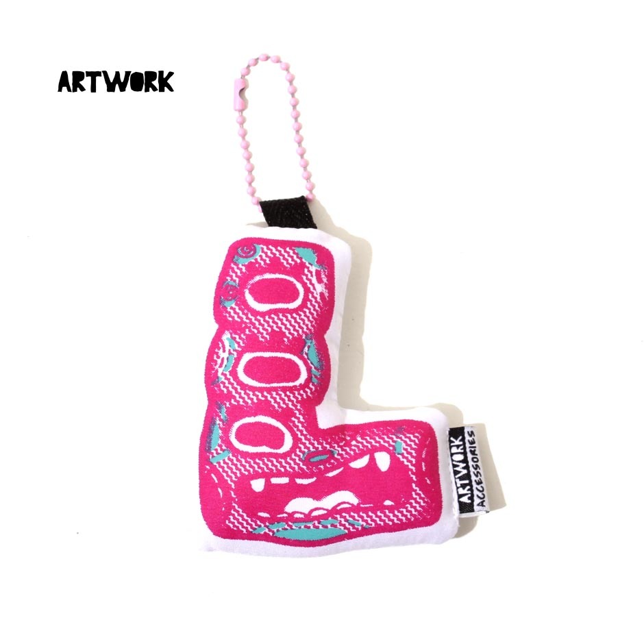 ARTWORK L (Alphabet Plushie Key Ring) | Shopee Philippines