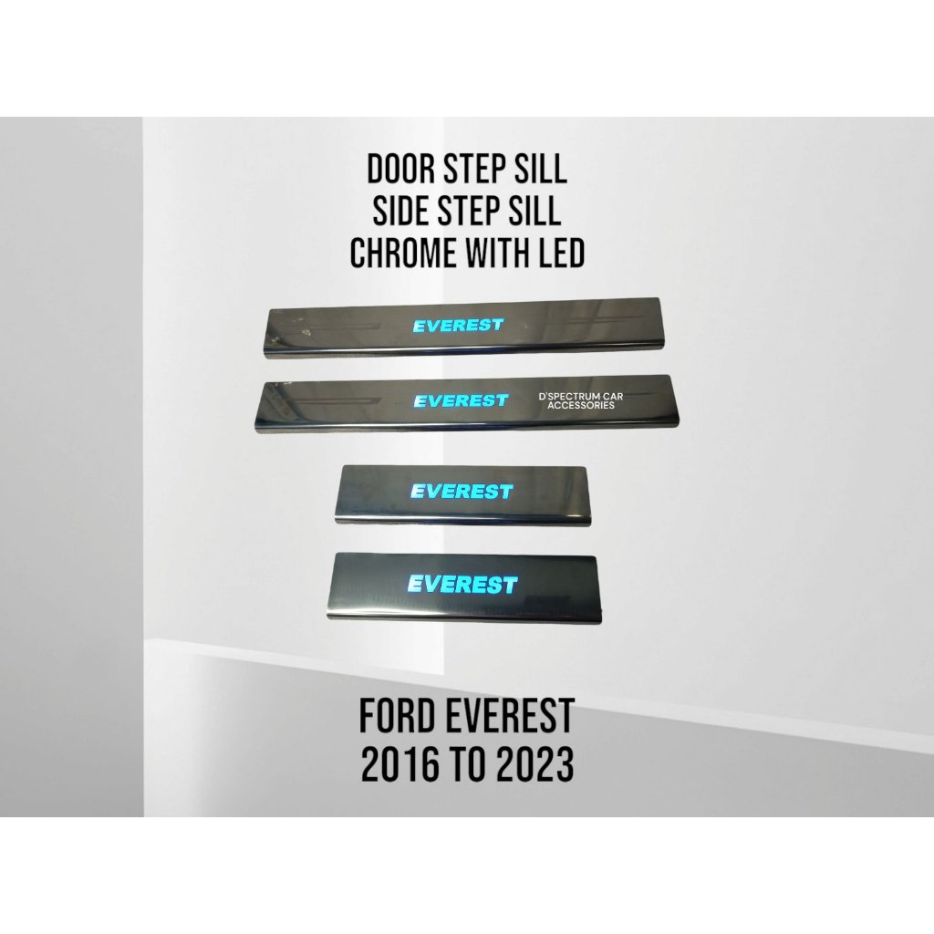 DOOR STEP SILL/SIDESTEP SILL WITH LED AND WITHOUT LED FOR FORD EVEREST ...