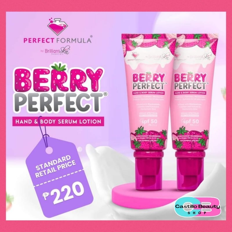 Berry Perfect Hand and Body Lotion SPF50 PA++++ | Shopee Philippines