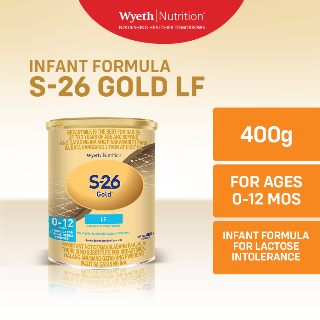 S-26 LF GOLD Lactose-Free Infant Formula for 0 to 12 months 400g ...