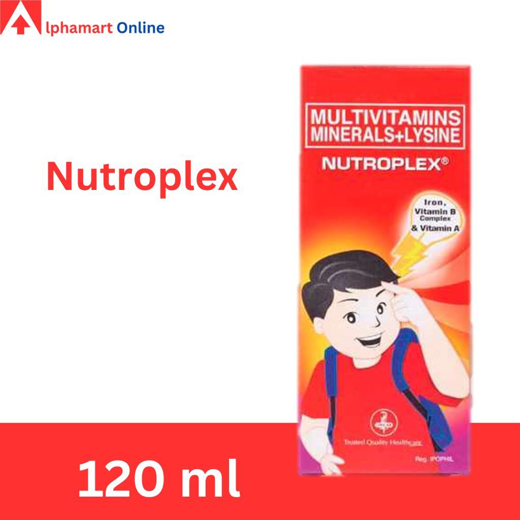 Nutroplex Multivitamins + Iron Syrup for Kids (120ml) - Pampatalino at ...
