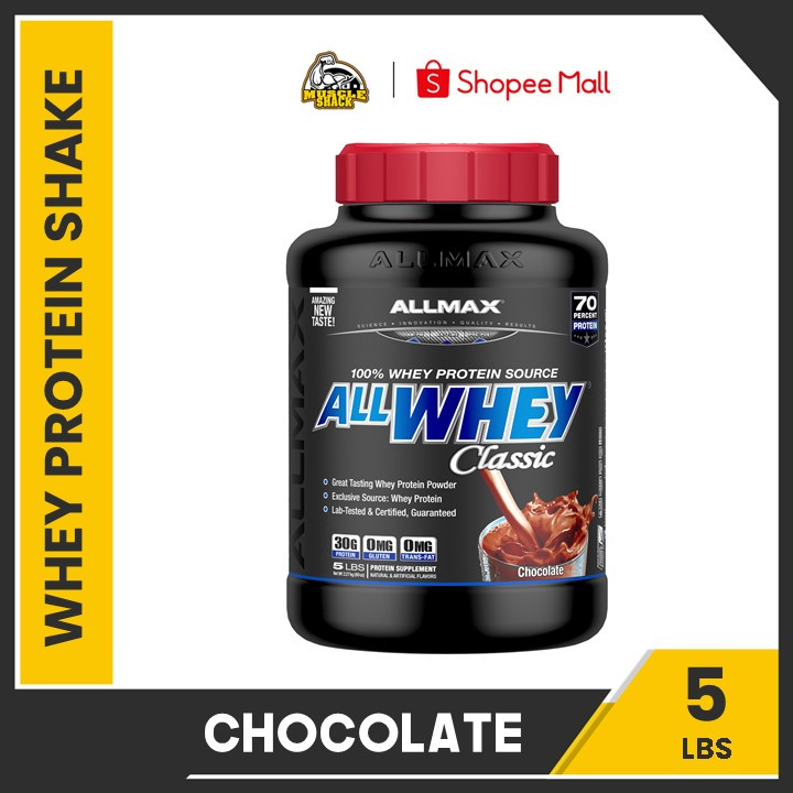 AllMax Nutrition All Whey 100% Classic HIGH POTENCY Protein Shake ...