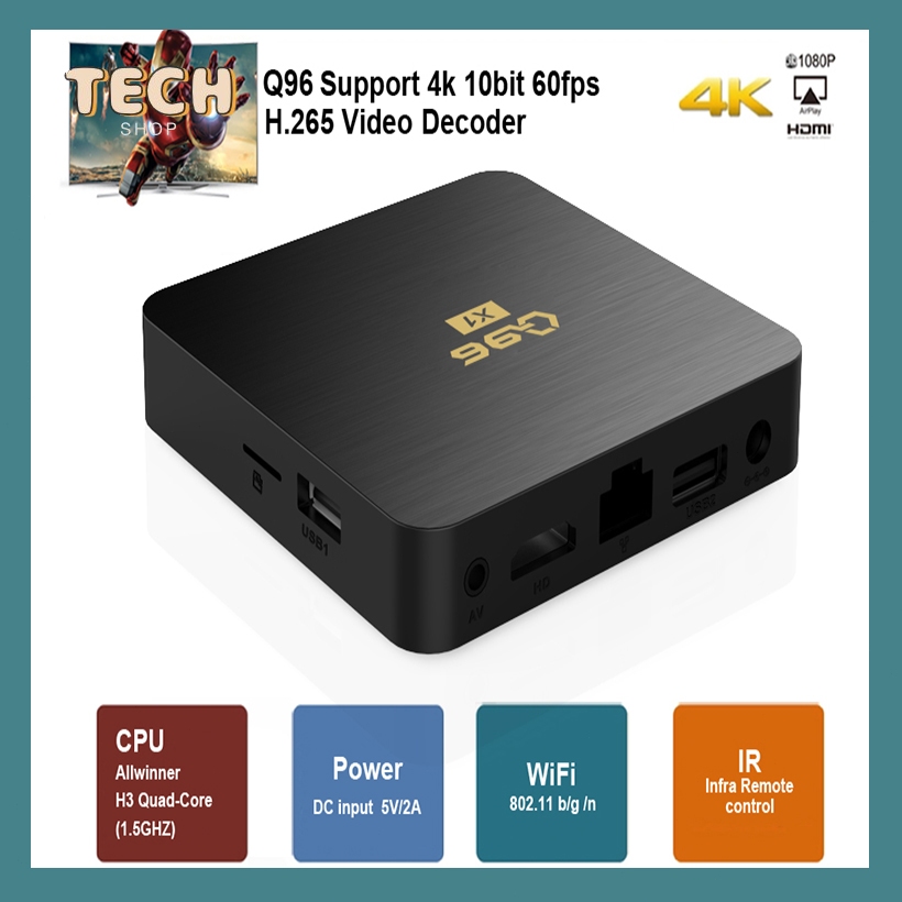 Android TV Box Q96 X1 Intelligent Fit 8K High Dfefinition Experience 3D ...