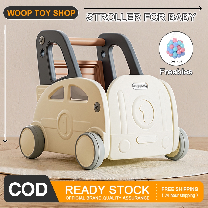 Woop Baby Walker Baby Push Walker Storage Toys Portable Cart Baby ...