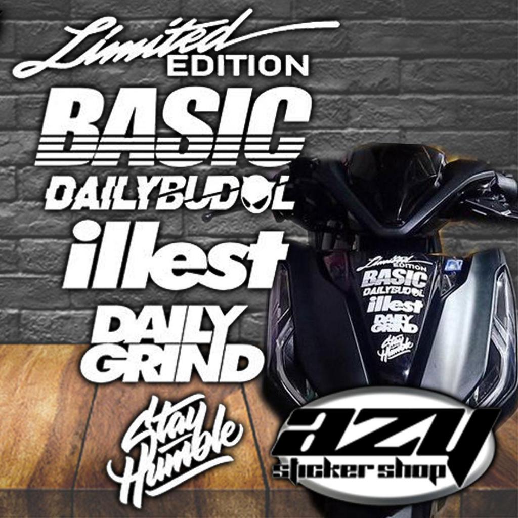 Honda Click V2 Front Stickers, Never Faded, 100% Quality Made, SET A ...