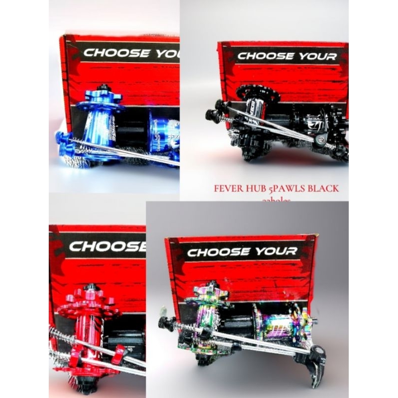 HUB WEAPON 32HOLES FEVER/SAVAGE/OIL SLICK beast 5/6 pawls | Shopee ...