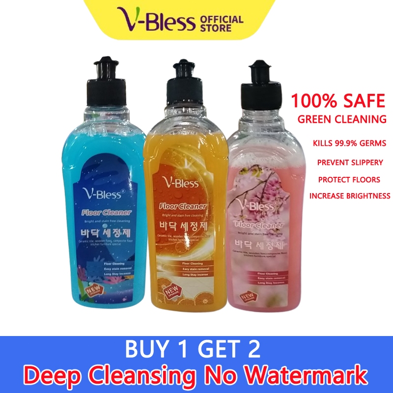 V-Bless Buy 1 get 2 Floor Cleaner 500ml 100% Effective Antibacterial ...